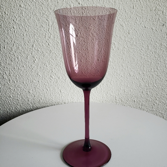Calvin Klein | Kitchen | Collectible Calvin Klein Amethyst Purple Blown ...